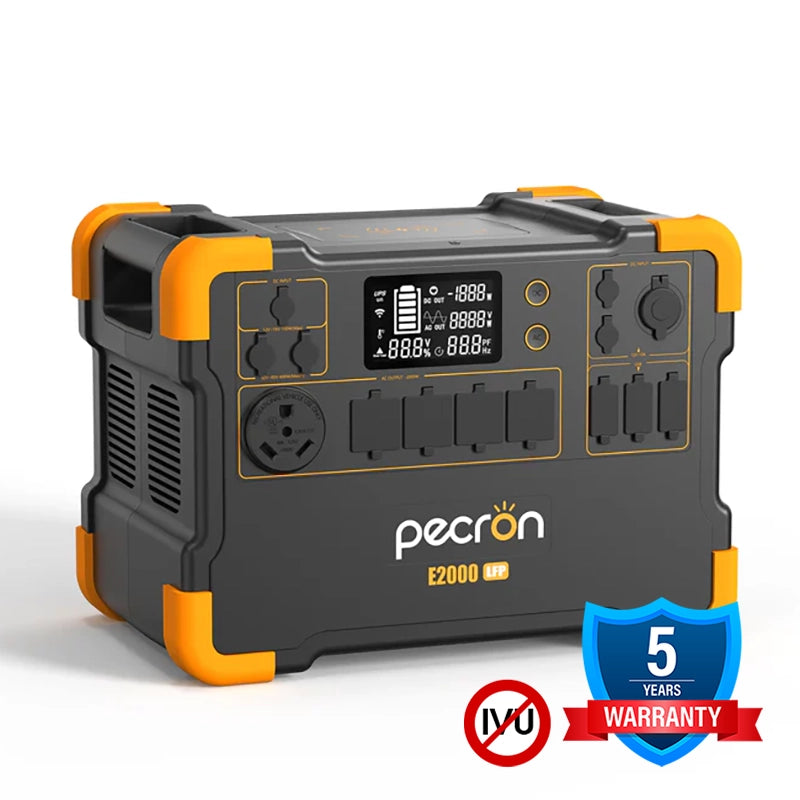 PECRON E2000LFP Expandable Portable Power Station | 1920Whr 2000W