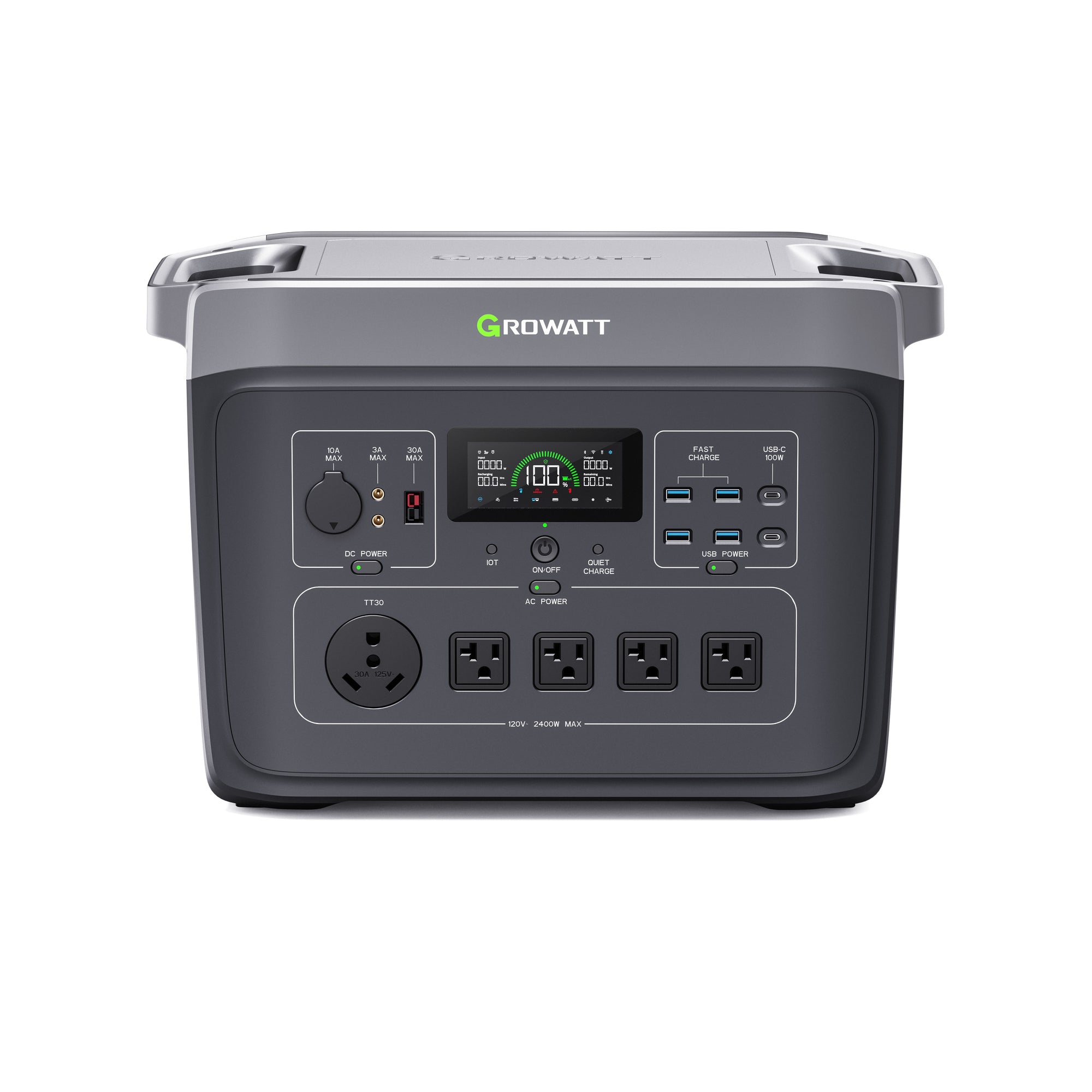 GROWATT Infinity 2000 PRO Expandable Portable Power Station | 2048Whr